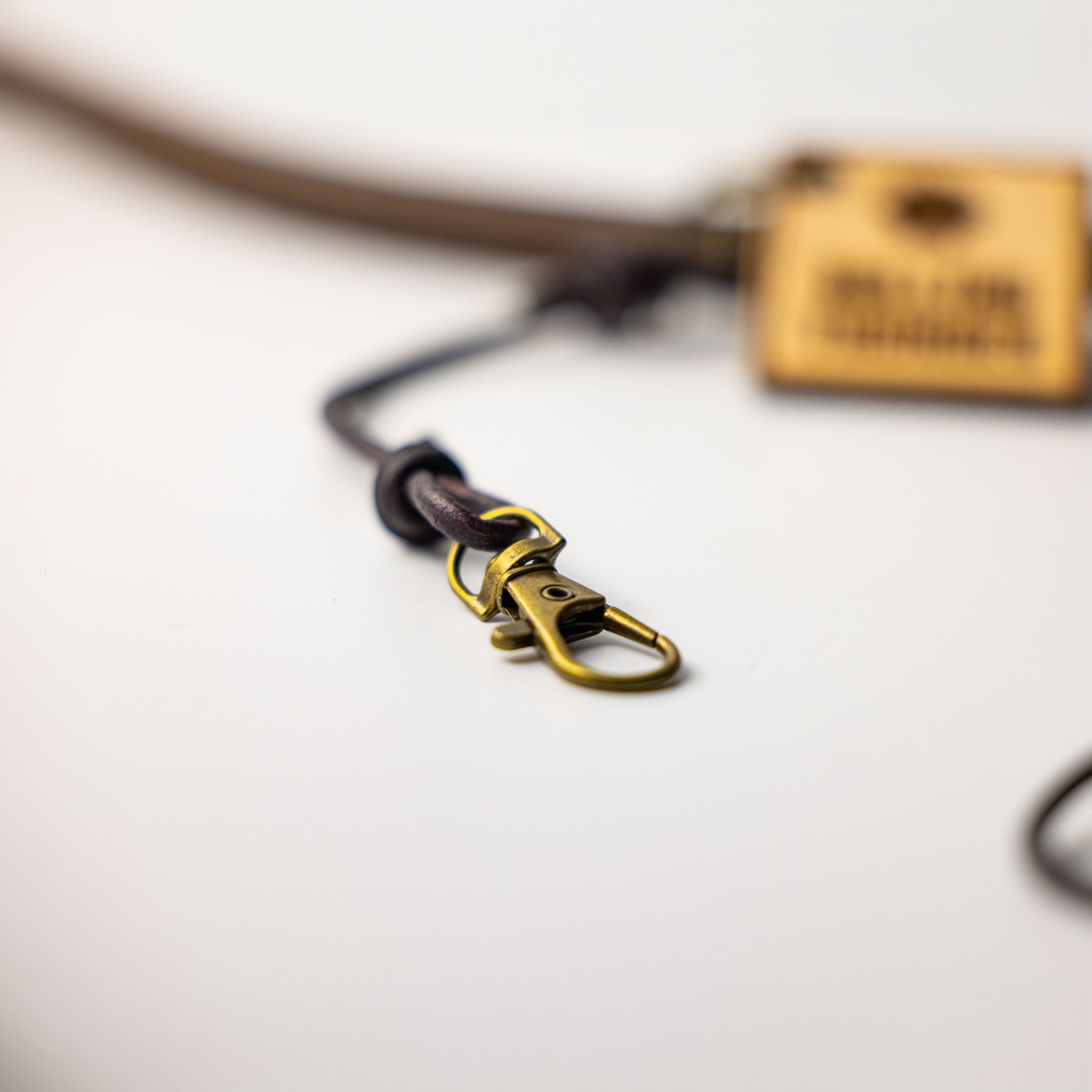 Leather Duck Call Lanyard