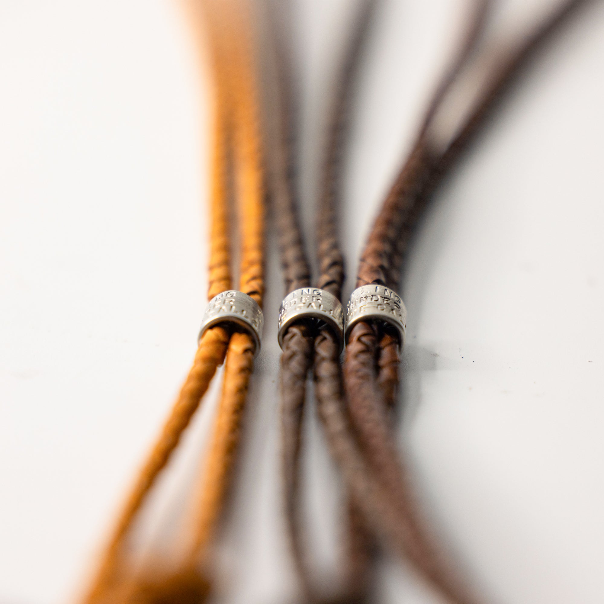 Leather Braided Lanyard