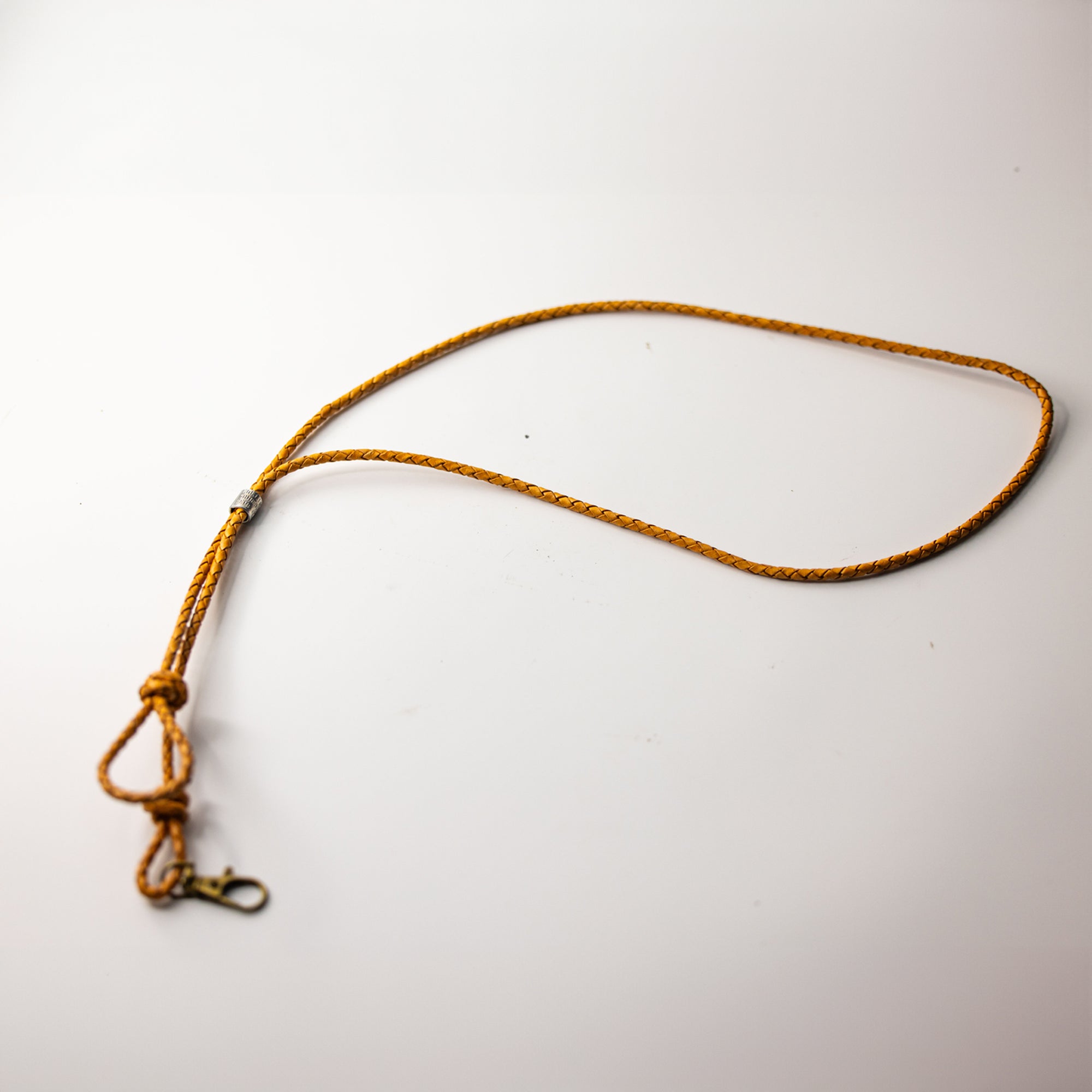 Leather Braided Lanyard