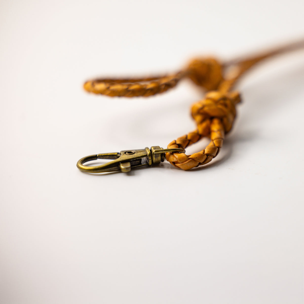 Leather Braided Lanyard