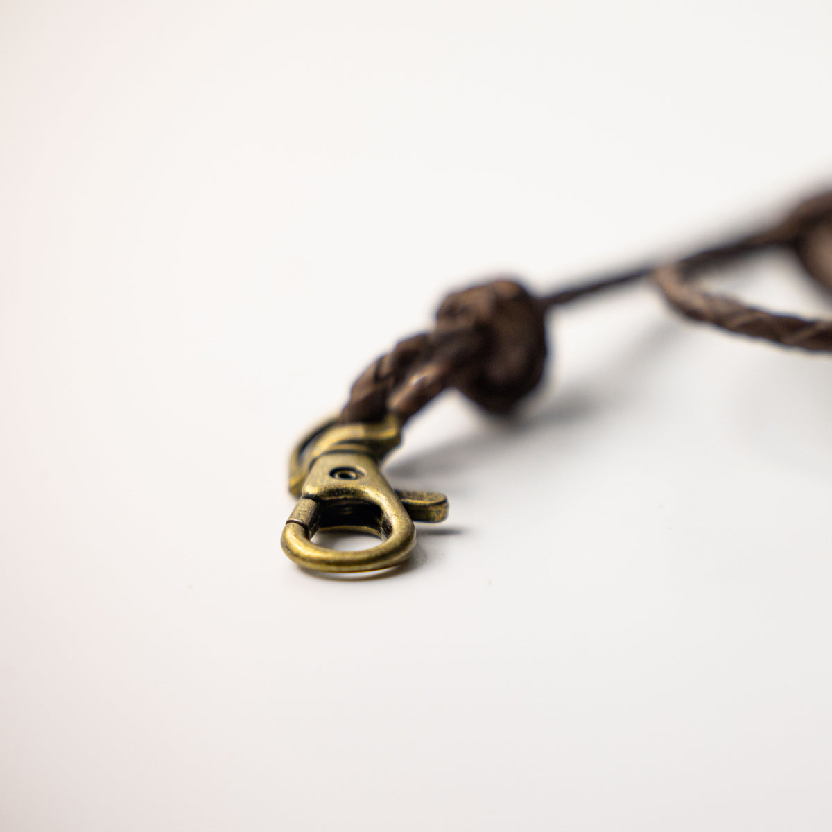 Leather Braided Lanyard