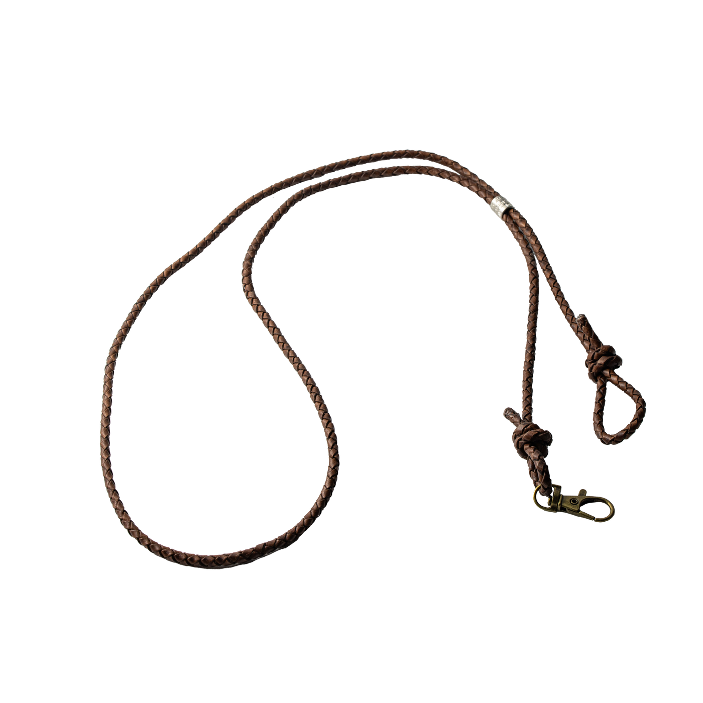 Leather Braided Lanyard