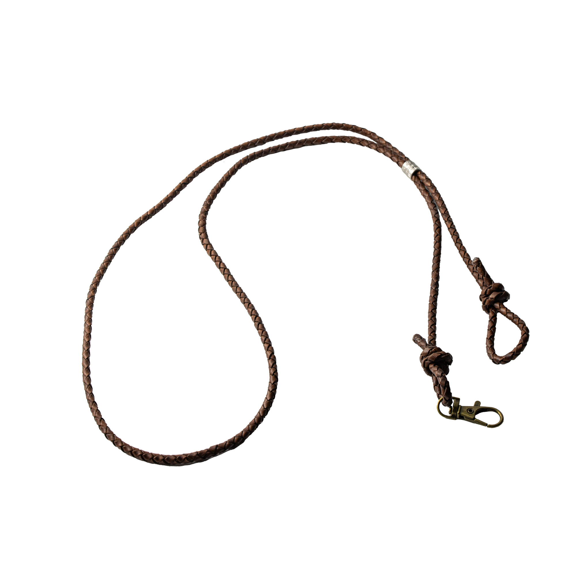Leather Braided Lanyard