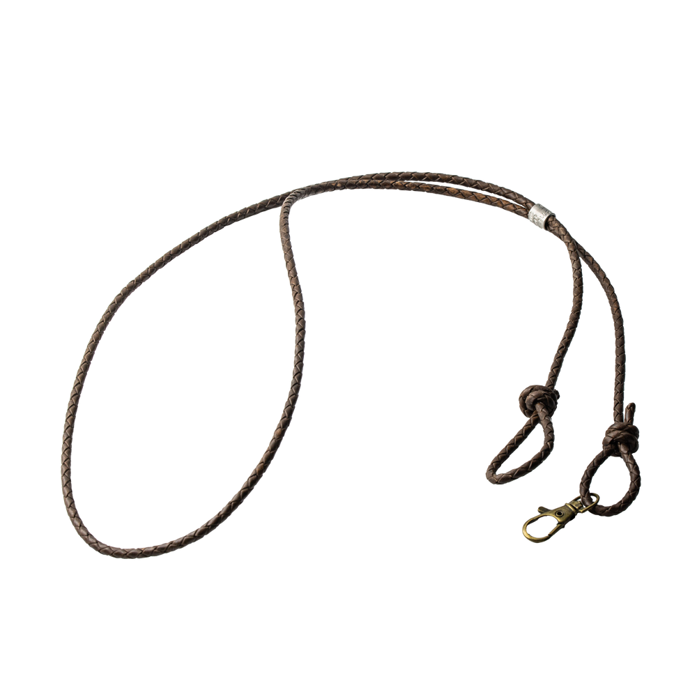Leather Braided Lanyard