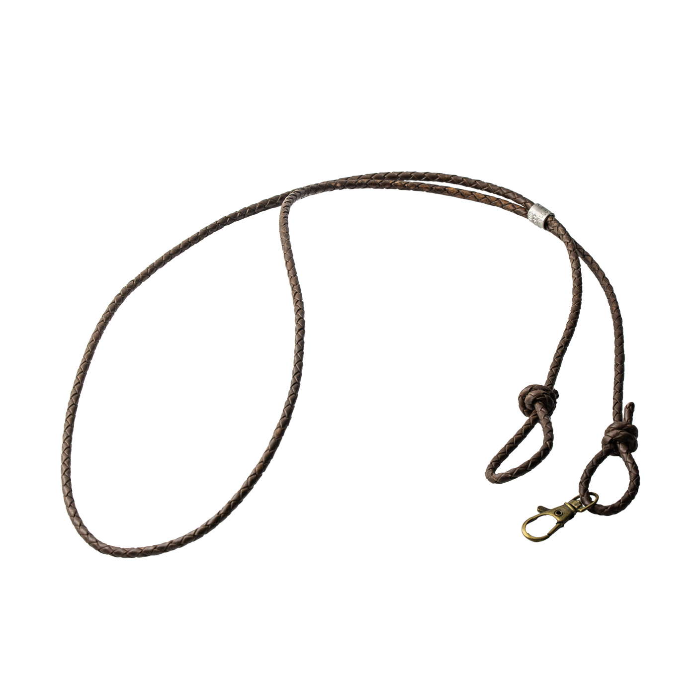 Leather Braided Lanyard