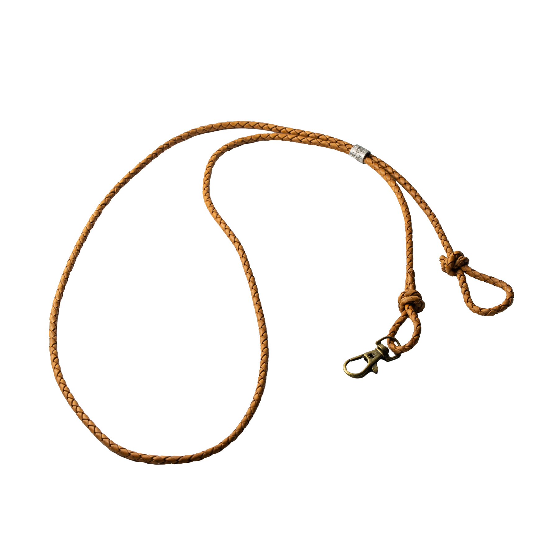 Leather Braided Lanyard