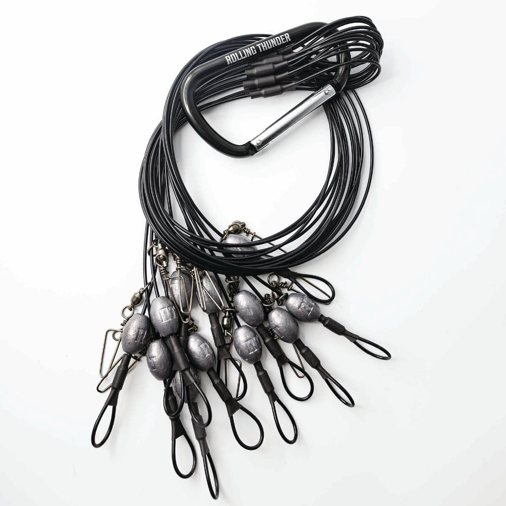 Stainless Steel Decoy Rigs 48” Cable with 2 oz Lead Weights